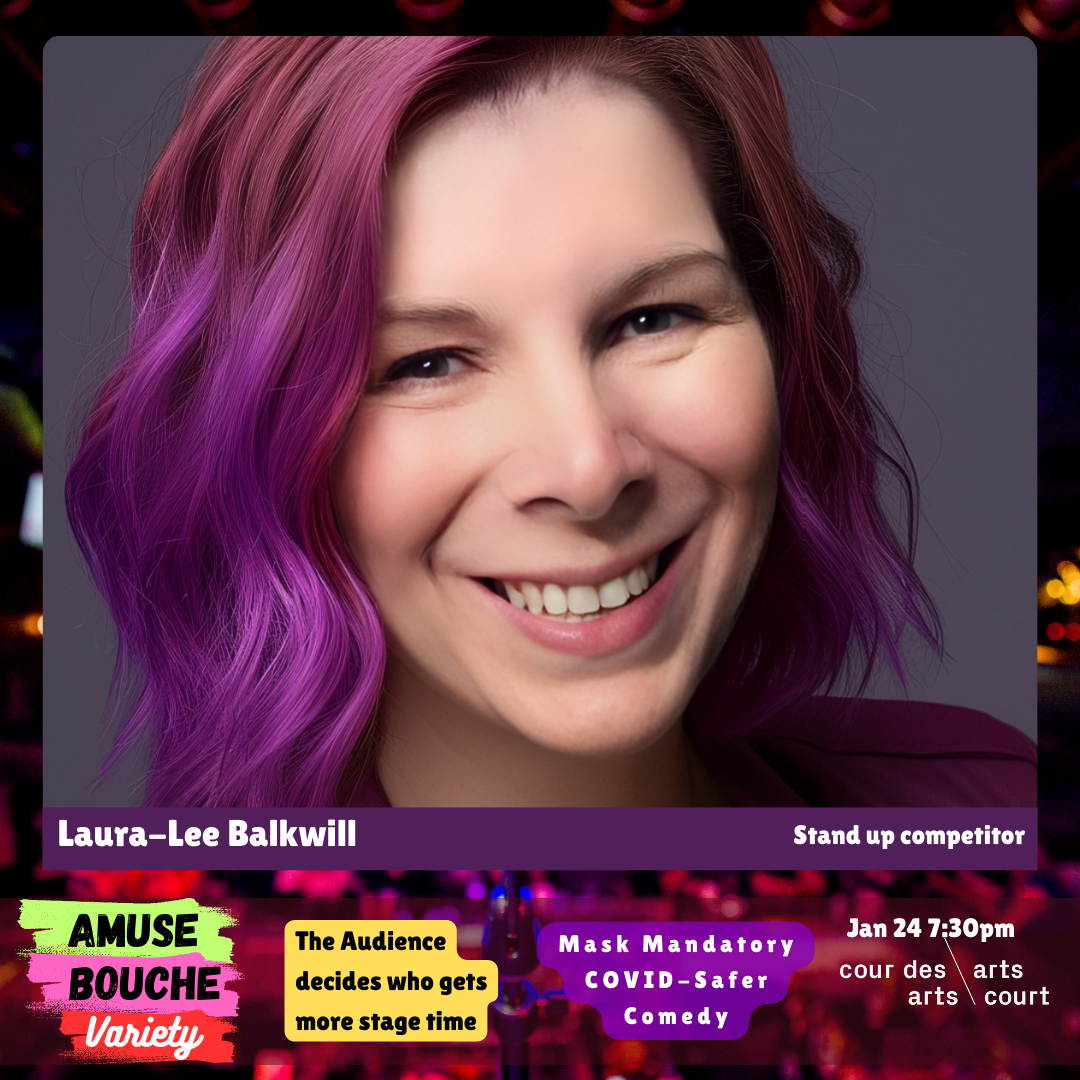 Laura-Lee Balkwill wants to win you over at Amuse Bouche Variety (Jan ...