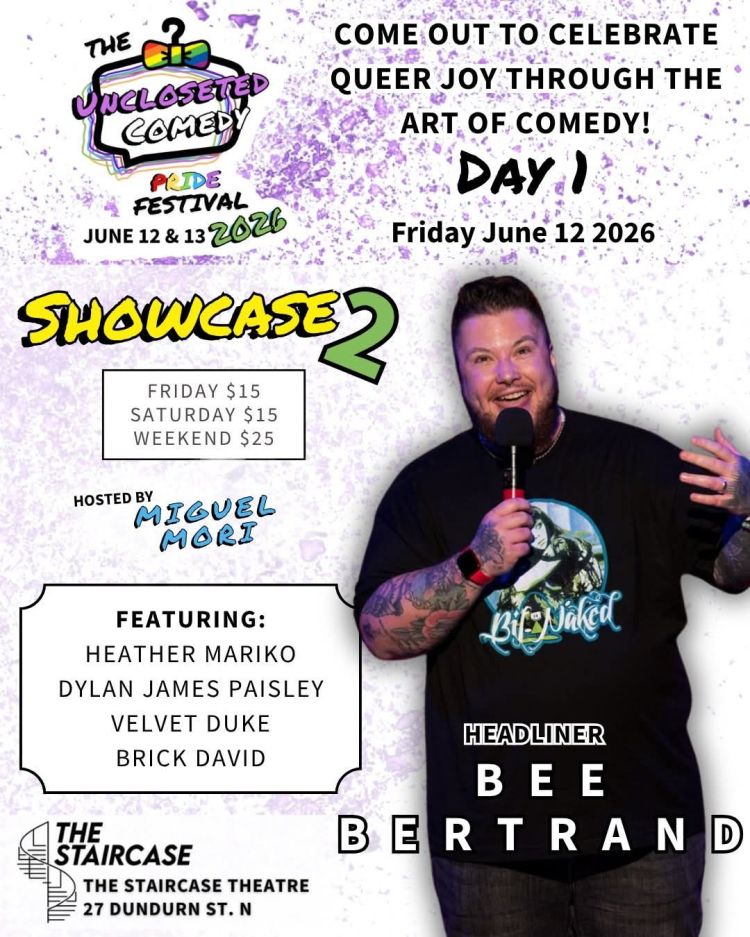 Join Velvet this weekend at the 4th annual Uncloseted Comedy Pride ...